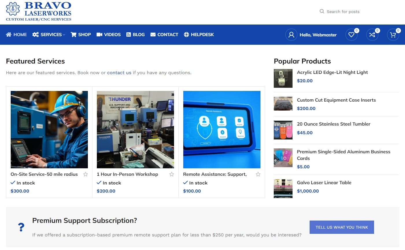 Home - Bravo Laserworks